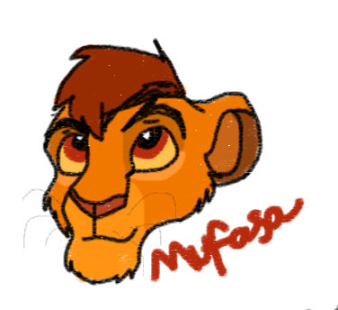 Mini Mufasa doodle by doodlebuggart on DeviantArt