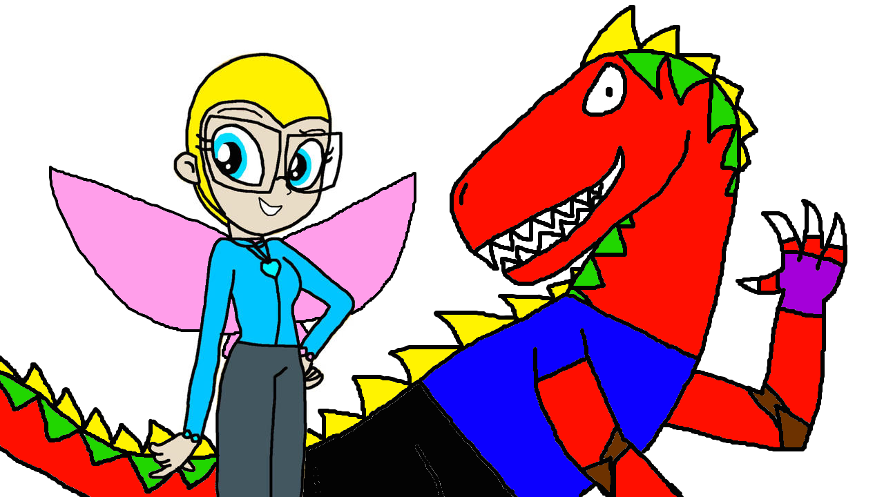 Cetsil Princess and the Shapeshifting Dinosaur by Dinorex50 on DeviantArt