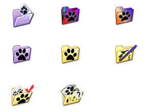 Windows XP Furry Artist Folder Icon Set by Swuffie on DeviantArt