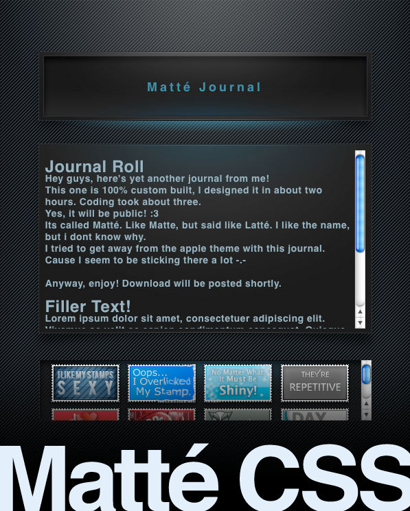 Matte CSS by spud100 on DeviantArt