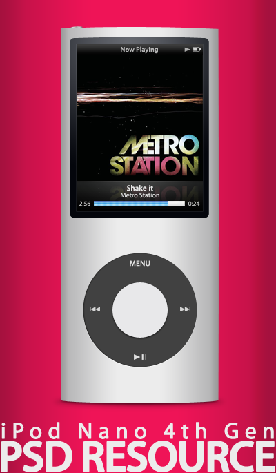 iPod Nano PSD Resource by spud100 on DeviantArt
