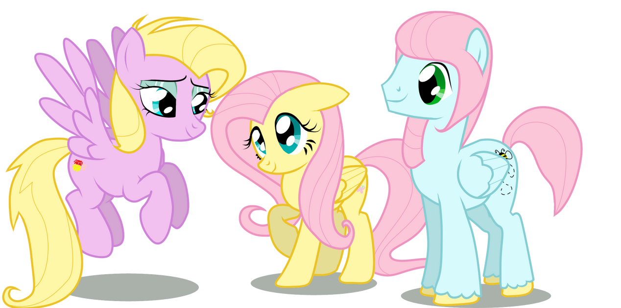 Fluttershy Family by Tsunaamii on DeviantArt
