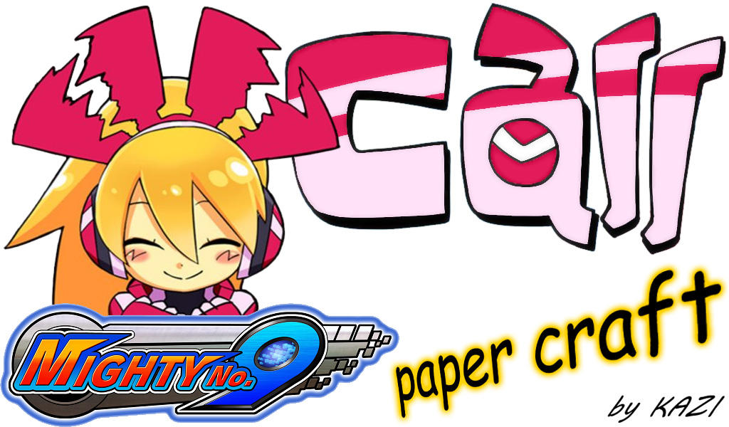 Mighty No. 9 Call paper-craft GUIDE by K4Z1 on DeviantArt