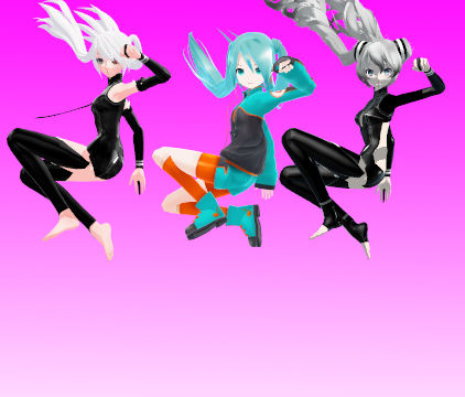 [MMD]Jump pose by mattia-expo2000 on DeviantArt