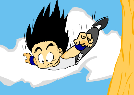 Goku Fall by MikeMincey on DeviantArt
