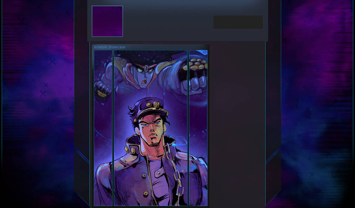 Jotaro Kujo steam artwork (animated) by Ivpavik on DeviantArt