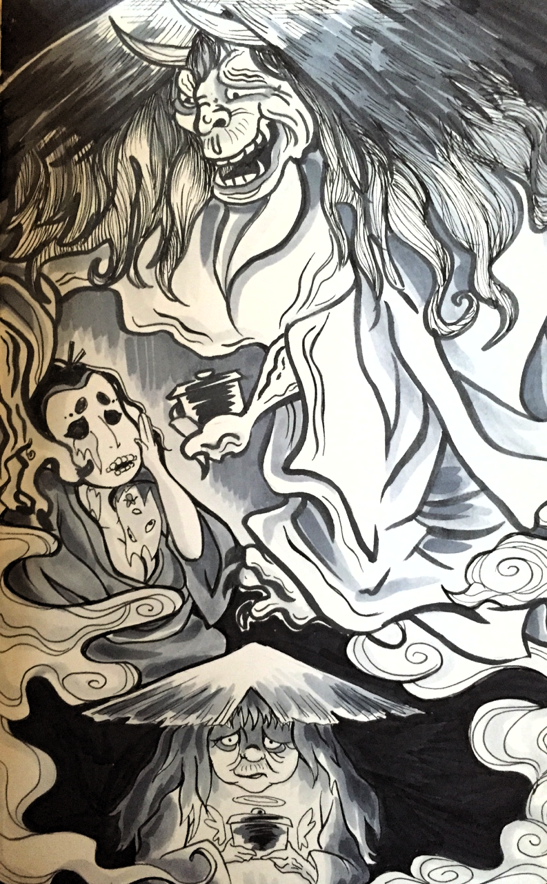 Youkai Comic - page 3 by Ghoulsnap on DeviantArt