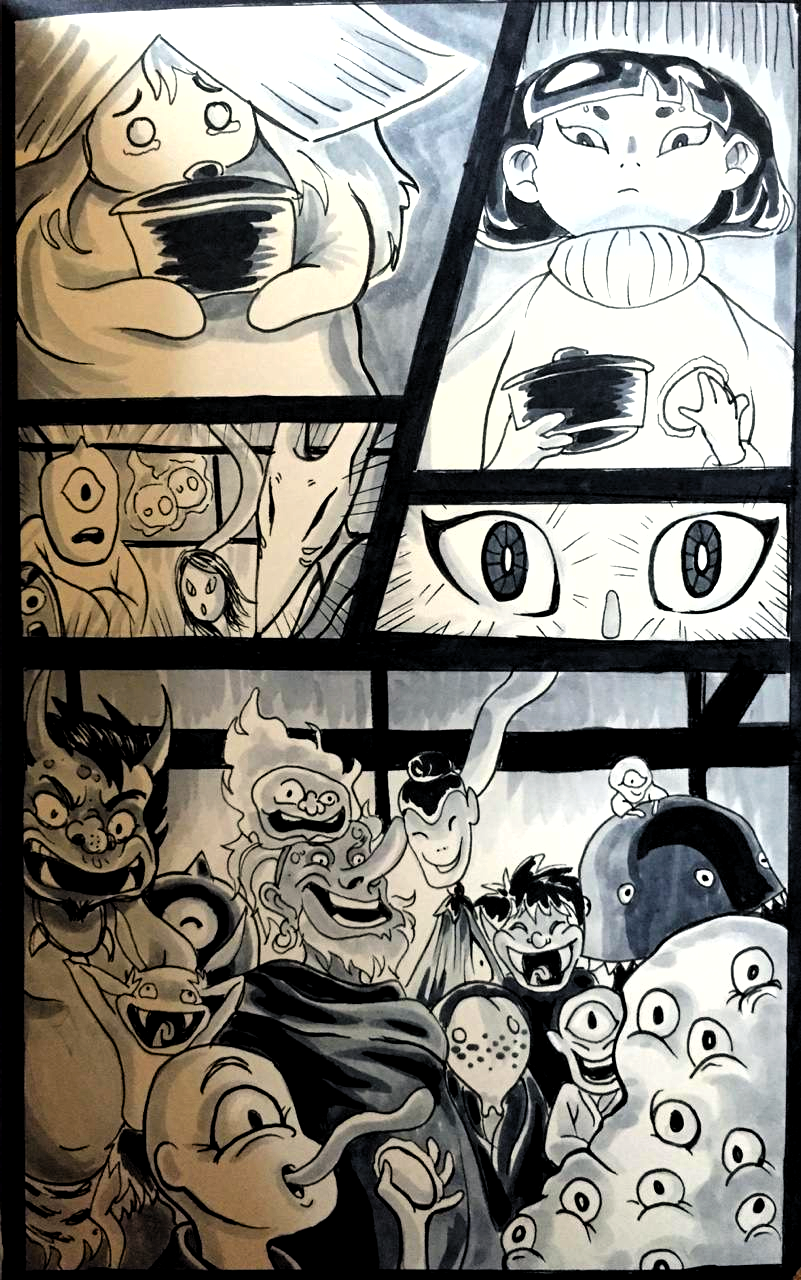 Youkai Comic - page 4 by Ghoulsnap on DeviantArt