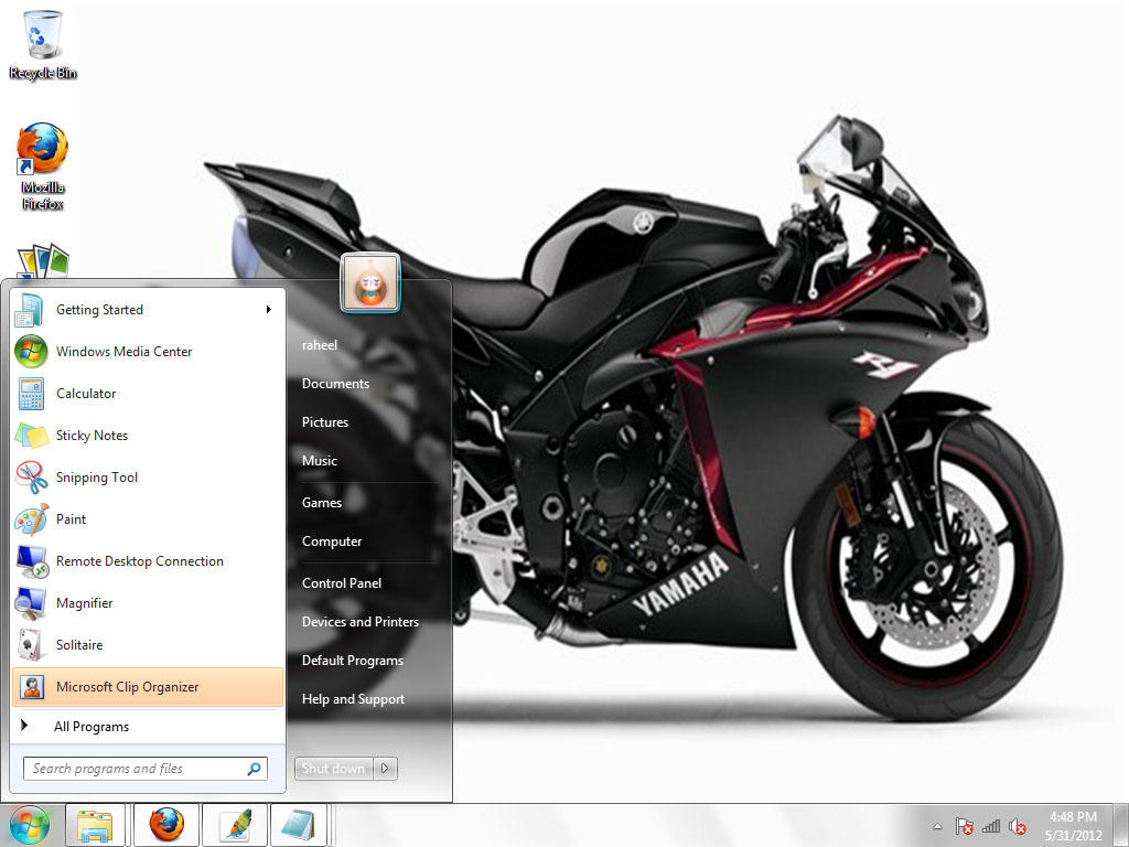 Yamaha-YZF-R1 windows themes 7 by windows7-themes on DeviantArt