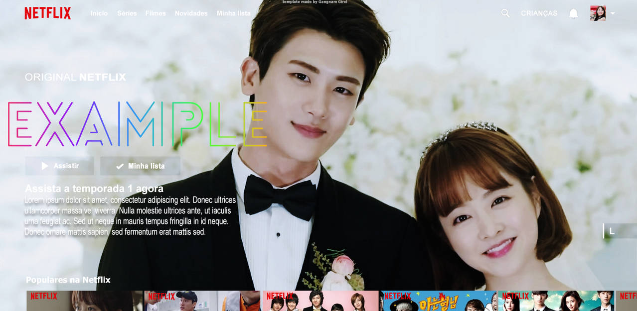 Netflix Template by GangnamGirlx on DeviantArt