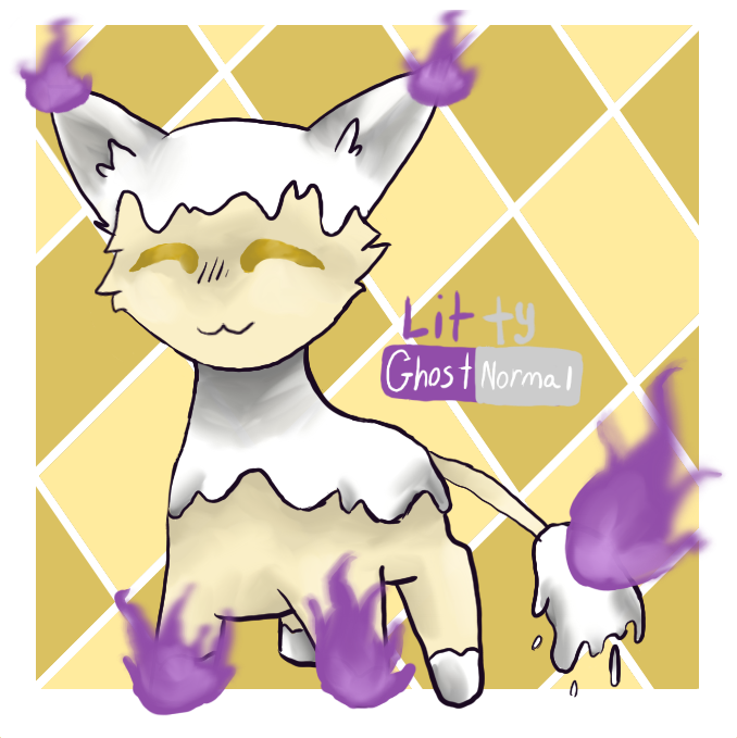 Litwick and Skitty pokemon fusion by kkdraws10 on DeviantArt