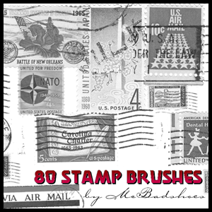 Vintage Stamps by mcbadshoes on DeviantArt