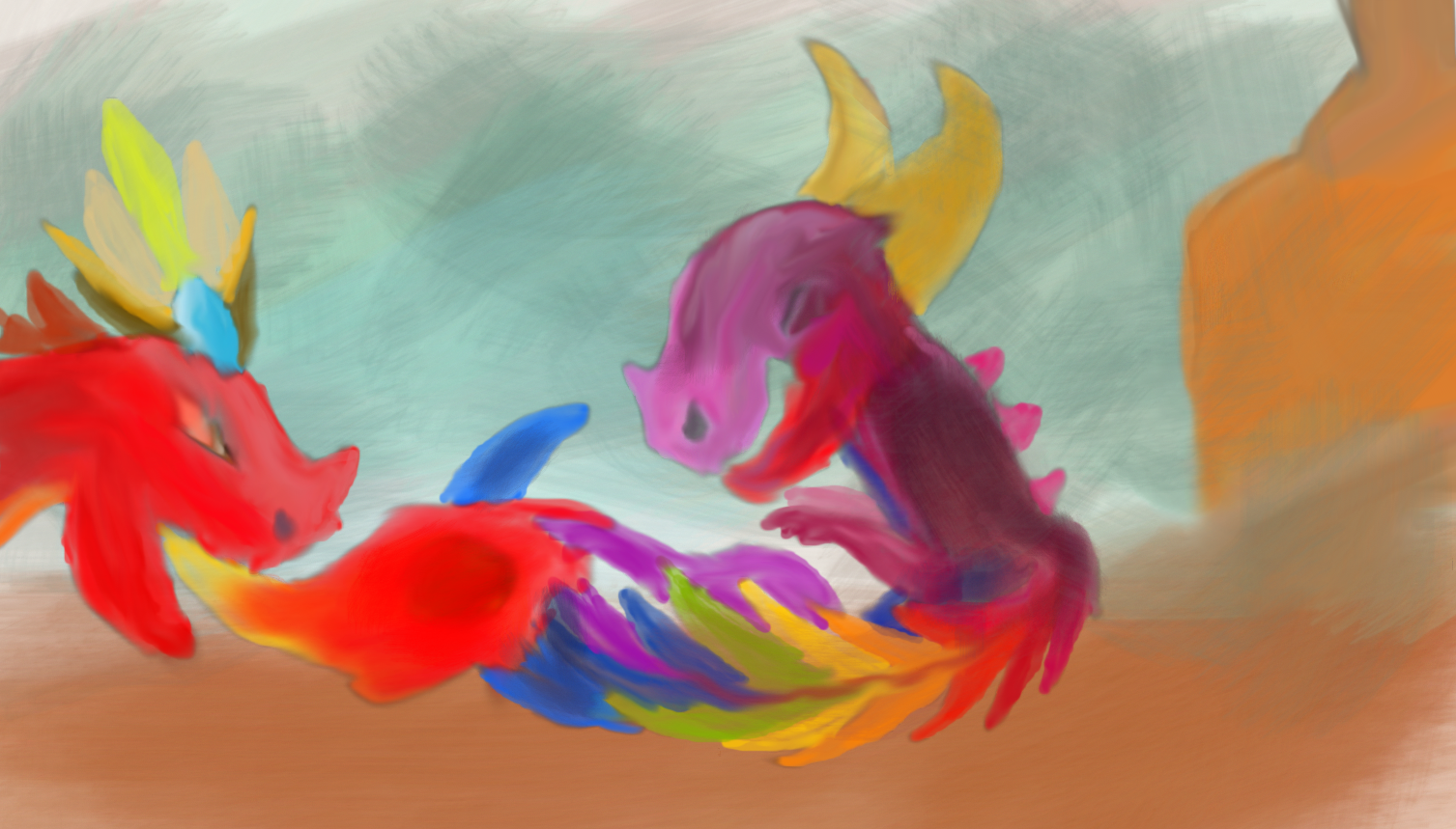 Dragon battles (DML Fanart) by Sama-Lass on DeviantArt
