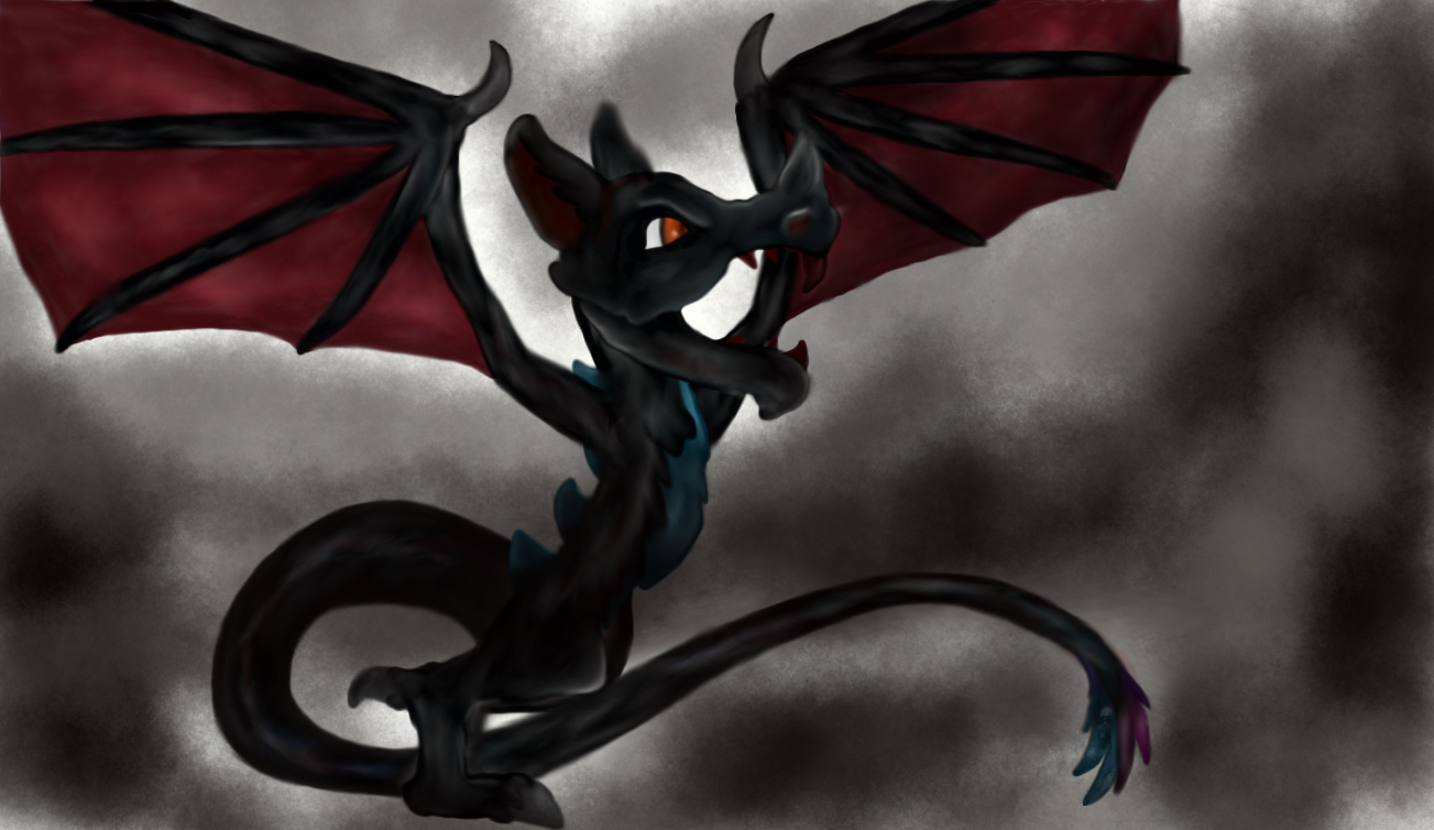 Bat Dragon (FINISHED) (Halloween special) REMAKE by Sama-Lass on DeviantArt
