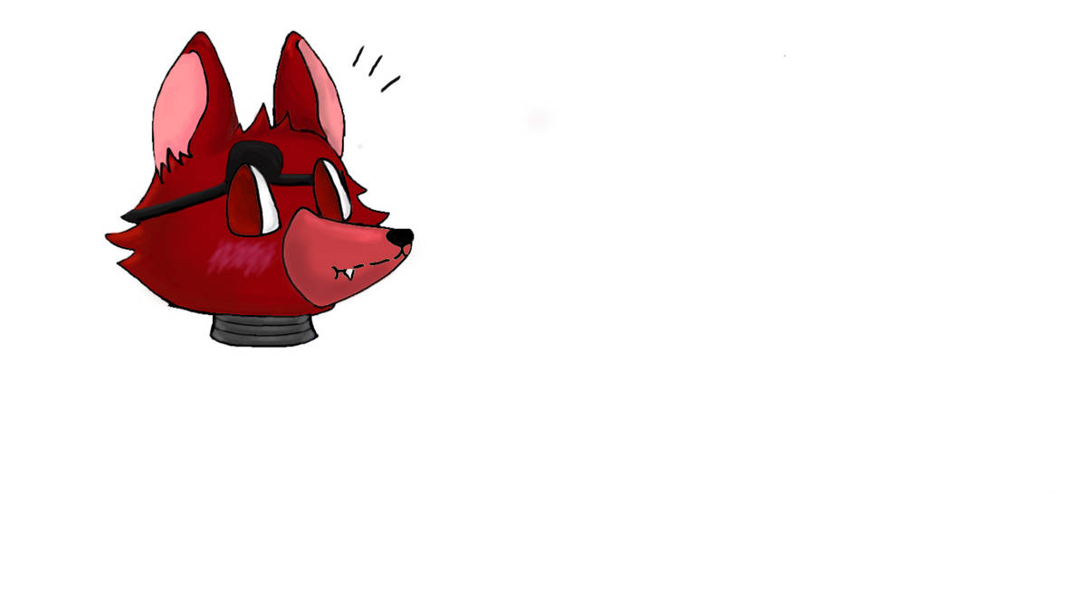 Foxy Head by Dragonfire211 on DeviantArt