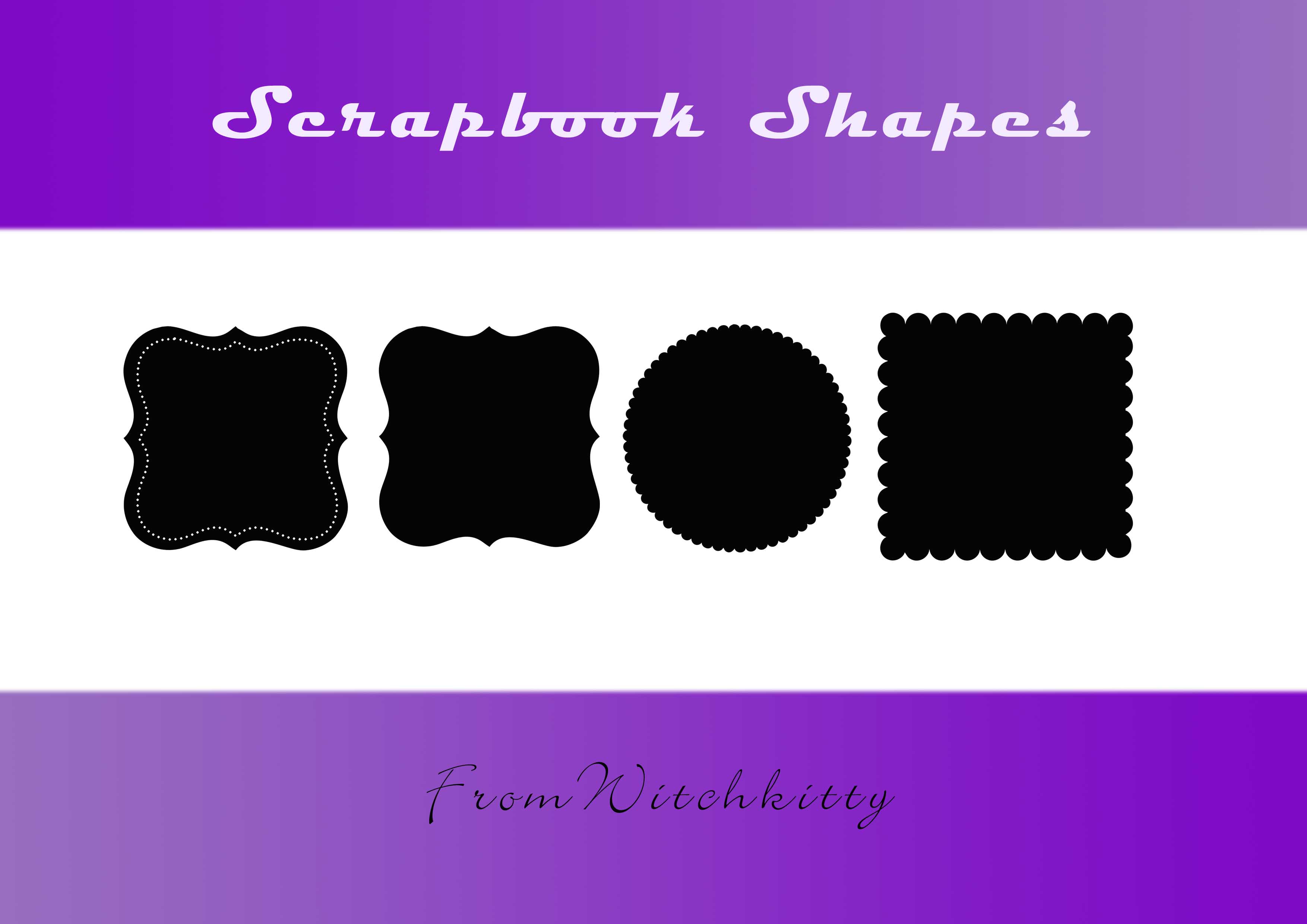 Scrapbooking shapes -fancy by Willowkins on DeviantArt