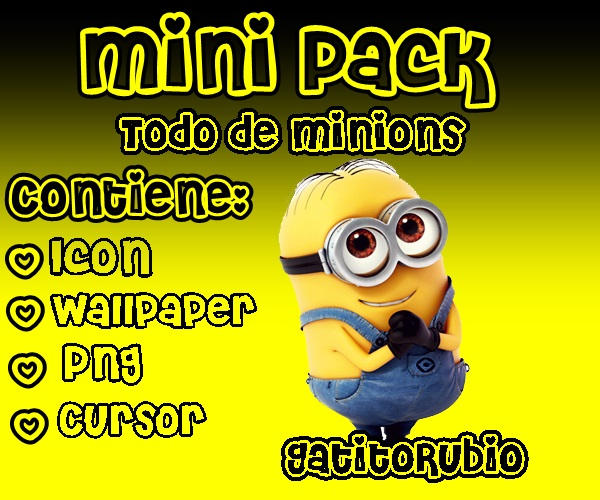Mini Pack de Minios-GatitoRubio by GatitoRubio on DeviantArt