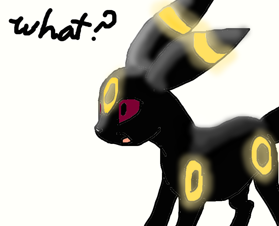 umbreon: what? by eveechick9 on DeviantArt
