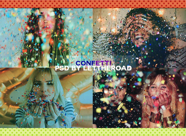 PSD 011 - Confetti by LetTheRoad on DeviantArt
