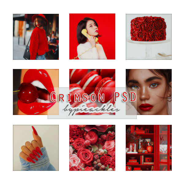 Crimson PSD #4 by PIEACKLES by pieackles on DeviantArt