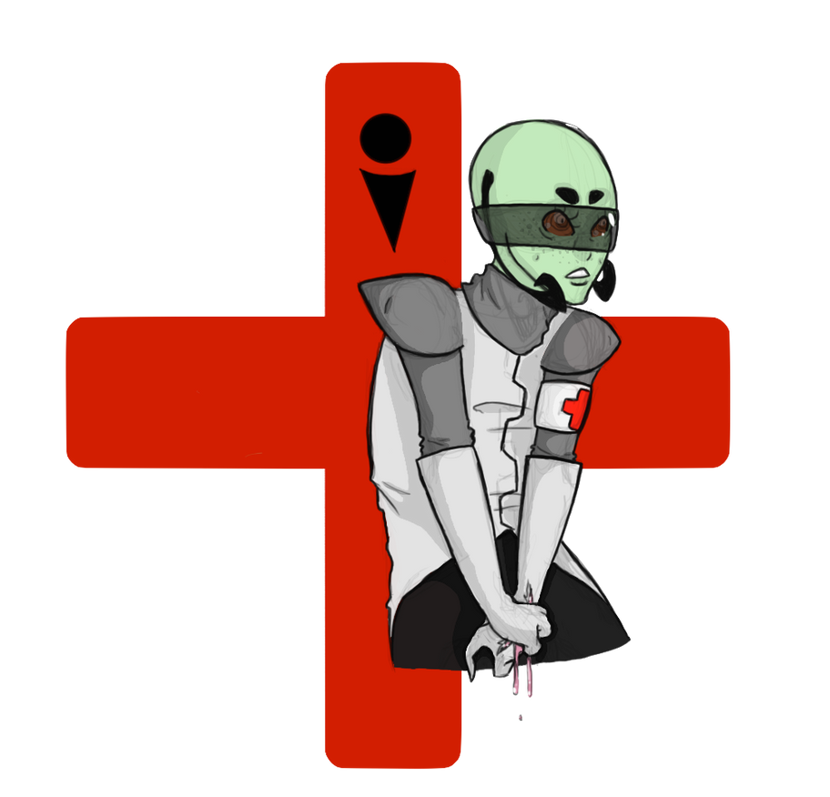 Fanart: Medic by QuirkyGalaxyDemon on DeviantArt
