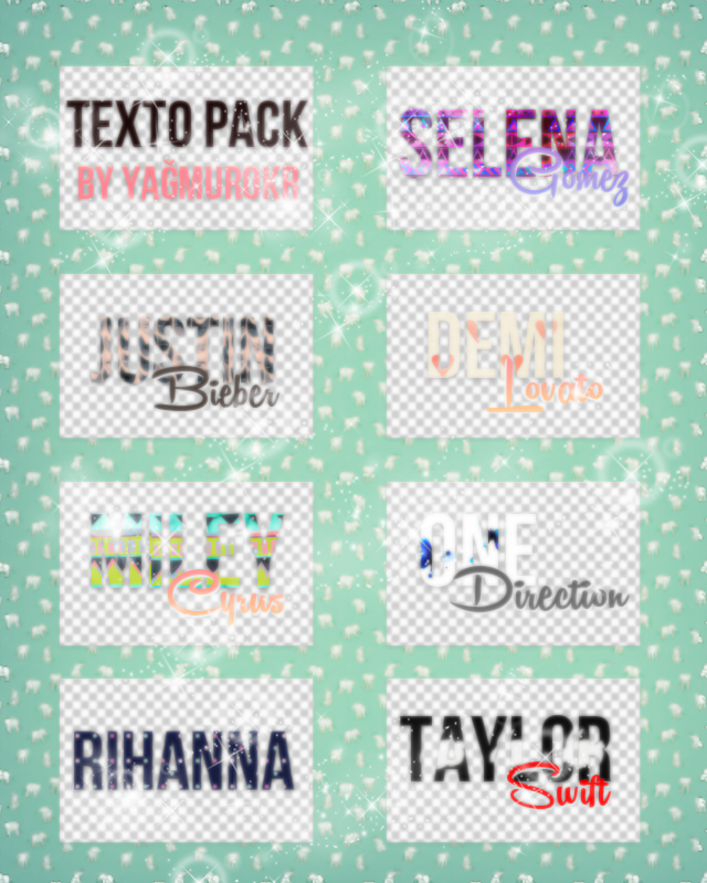 Texto Pack by YagmurOkr on DeviantArt
