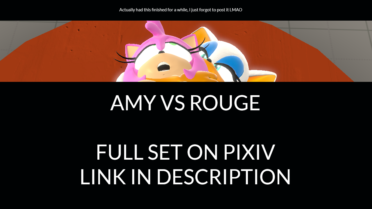 Amy Vs Rouge (Full Set on Pixiv) by TheMightiestKevin on DeviantArt