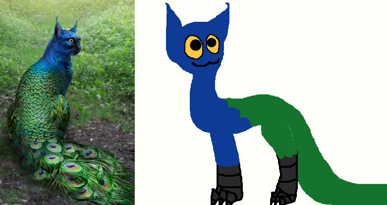 Peacat by SisSurrealatorium on DeviantArt