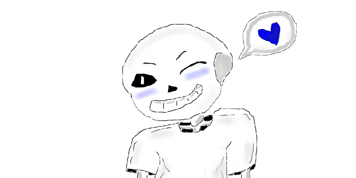 Sans wink by shappy5000 on DeviantArt