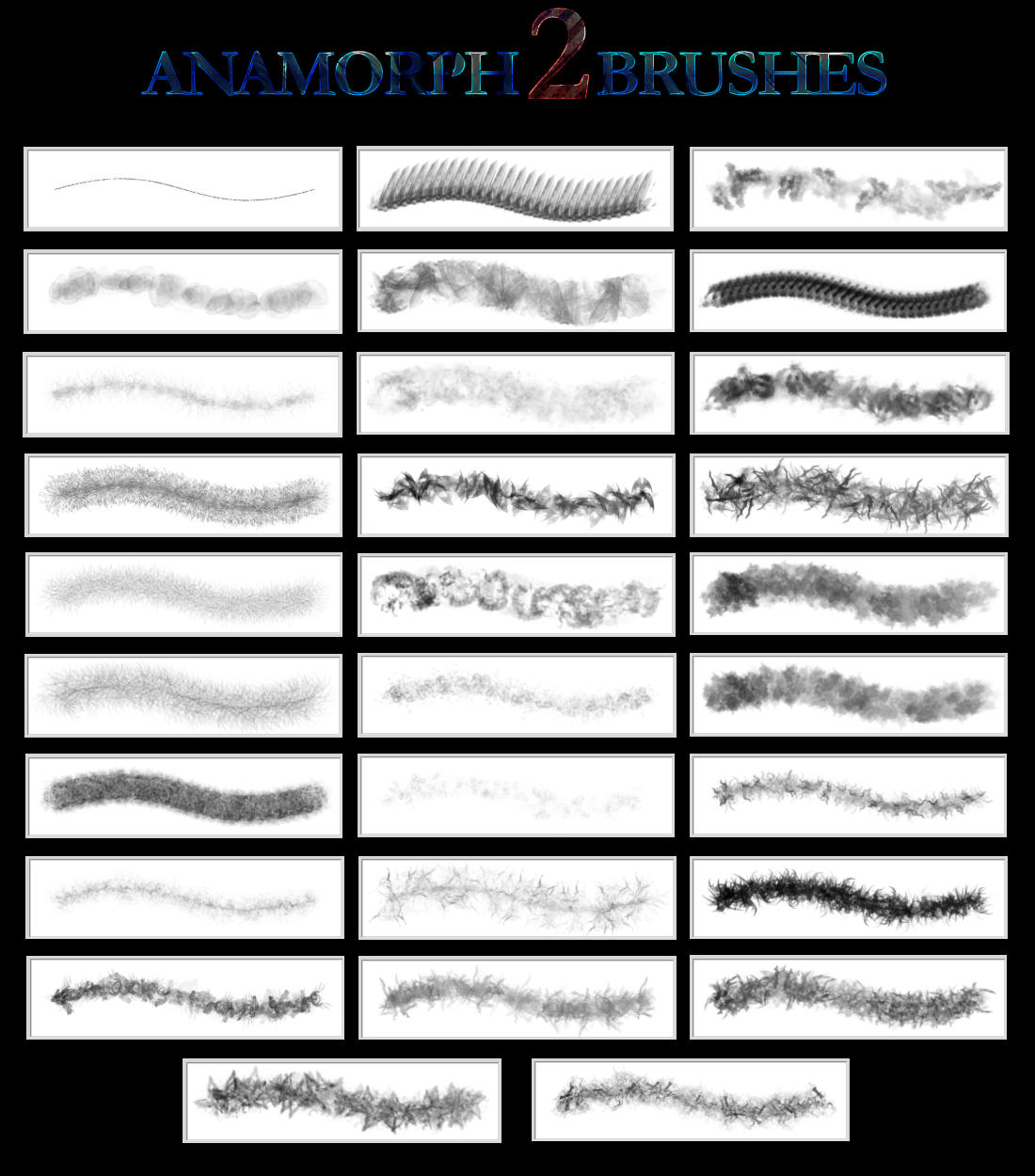 Anamorph Brushes2 by Ronnan on DeviantArt