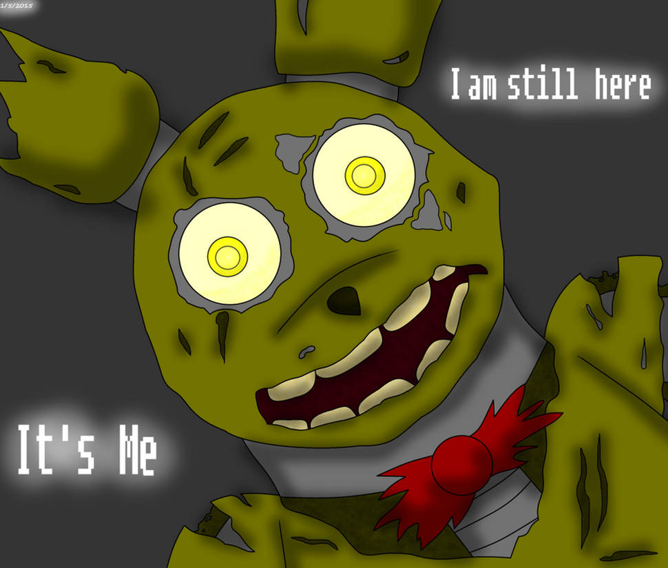 FnaF's 3 : Golden Bonnie by PlagueWerewolf on DeviantArt