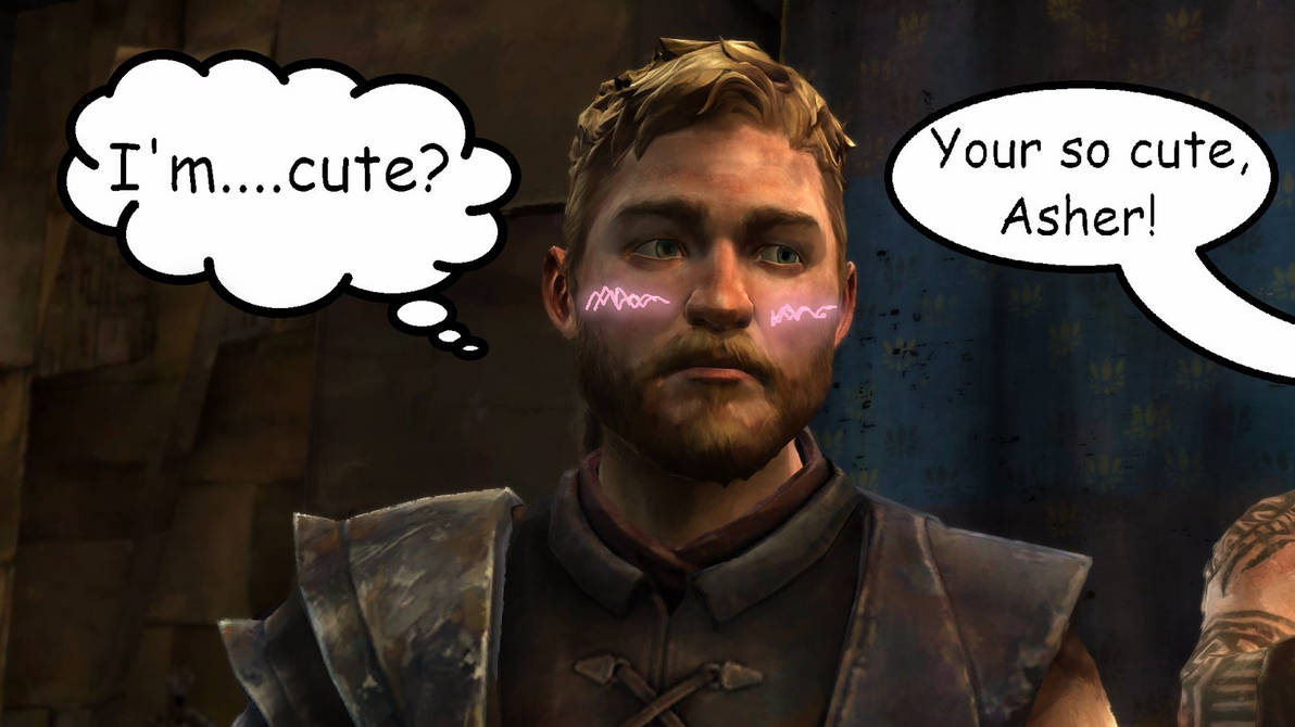 TTGOT : Asher Blushing by PlagueWerewolf on DeviantArt