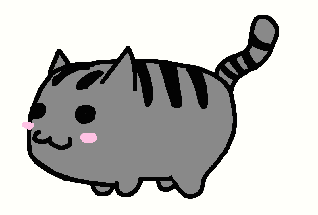 Chubby Kitty by Cyber-Chao on DeviantArt