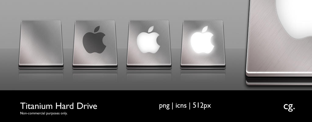 Titanium Hard Drive by cgink on DeviantArt
