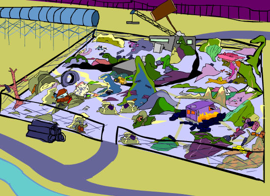 A Map of EEnE's Junkyard by AnimatEd on DeviantArt
