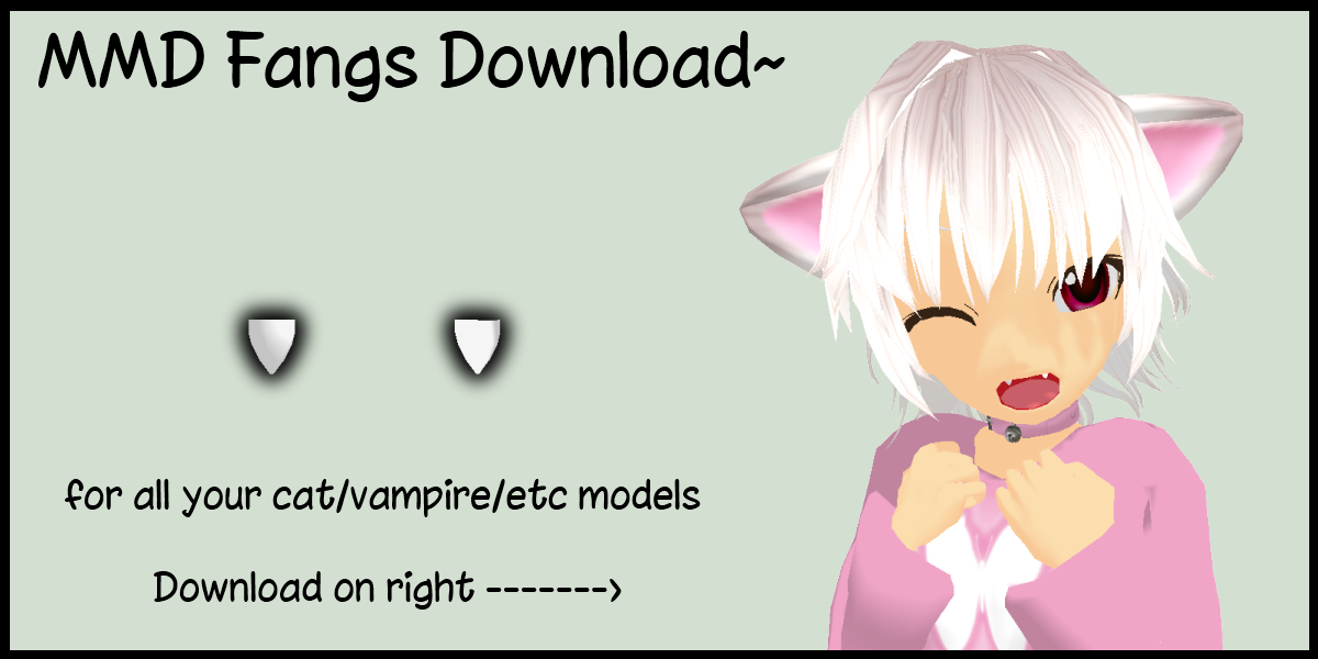 MMD Vampire Fangs Download by Trippy-Rabbit on DeviantArt
