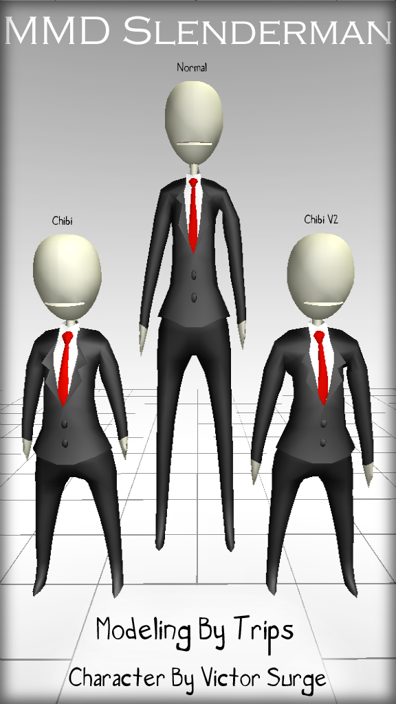 MMD Slenderman Model Pack DL by Trippy-Rabbit on DeviantArt