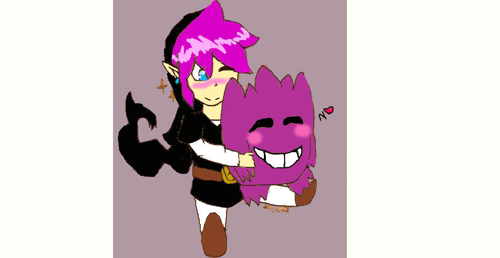 Shadow Link| Gengar hugs .:gift:. .:digitalized:. by ...