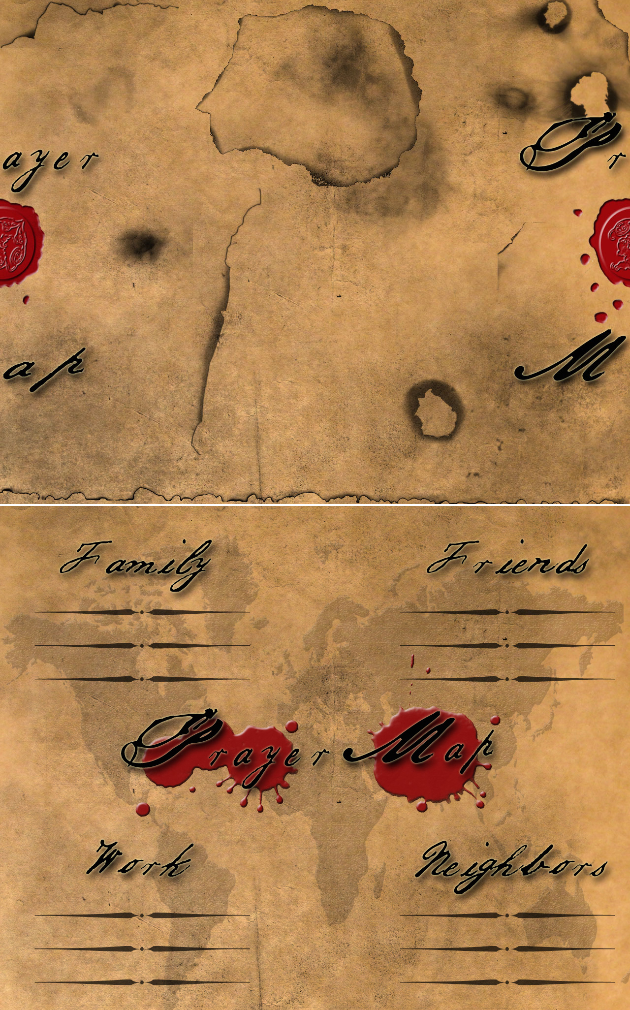 Prayer Map by allicaleb on DeviantArt