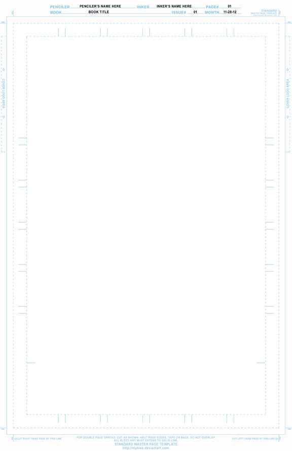 COMIC MASTER PAGE TEMPLATE by mykies on DeviantArt
