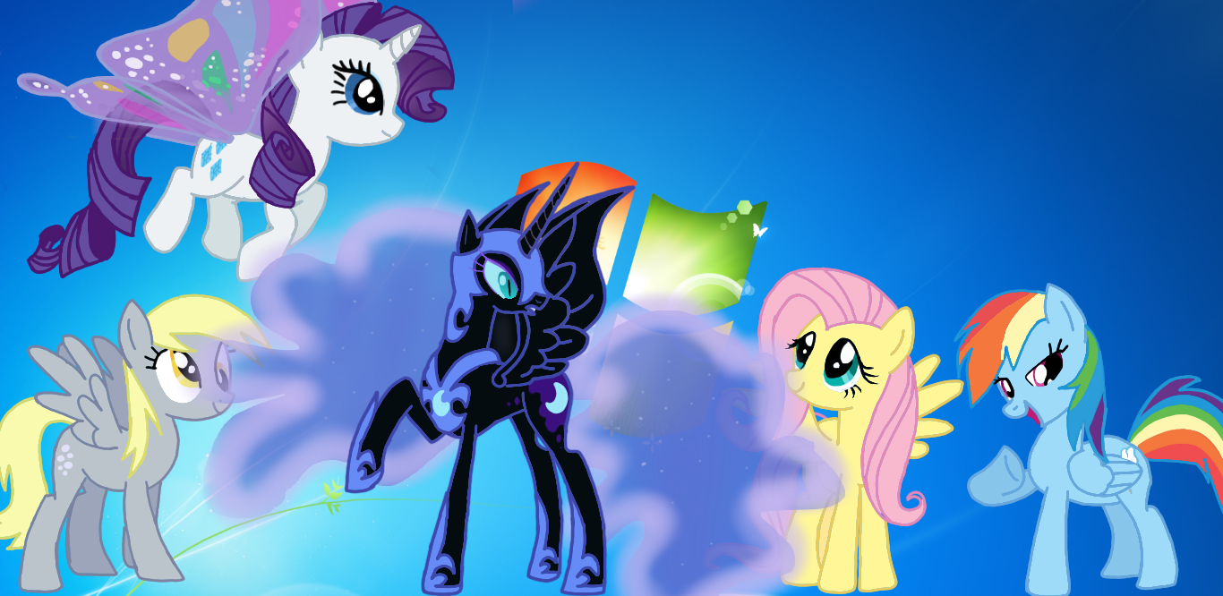 Mlp Wallpaper Art by FanGirlAnimeFreak on DeviantArt