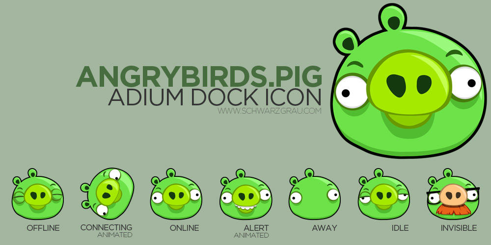 AngryBirds Pig Adium Icon by pfuispinne on DeviantArt