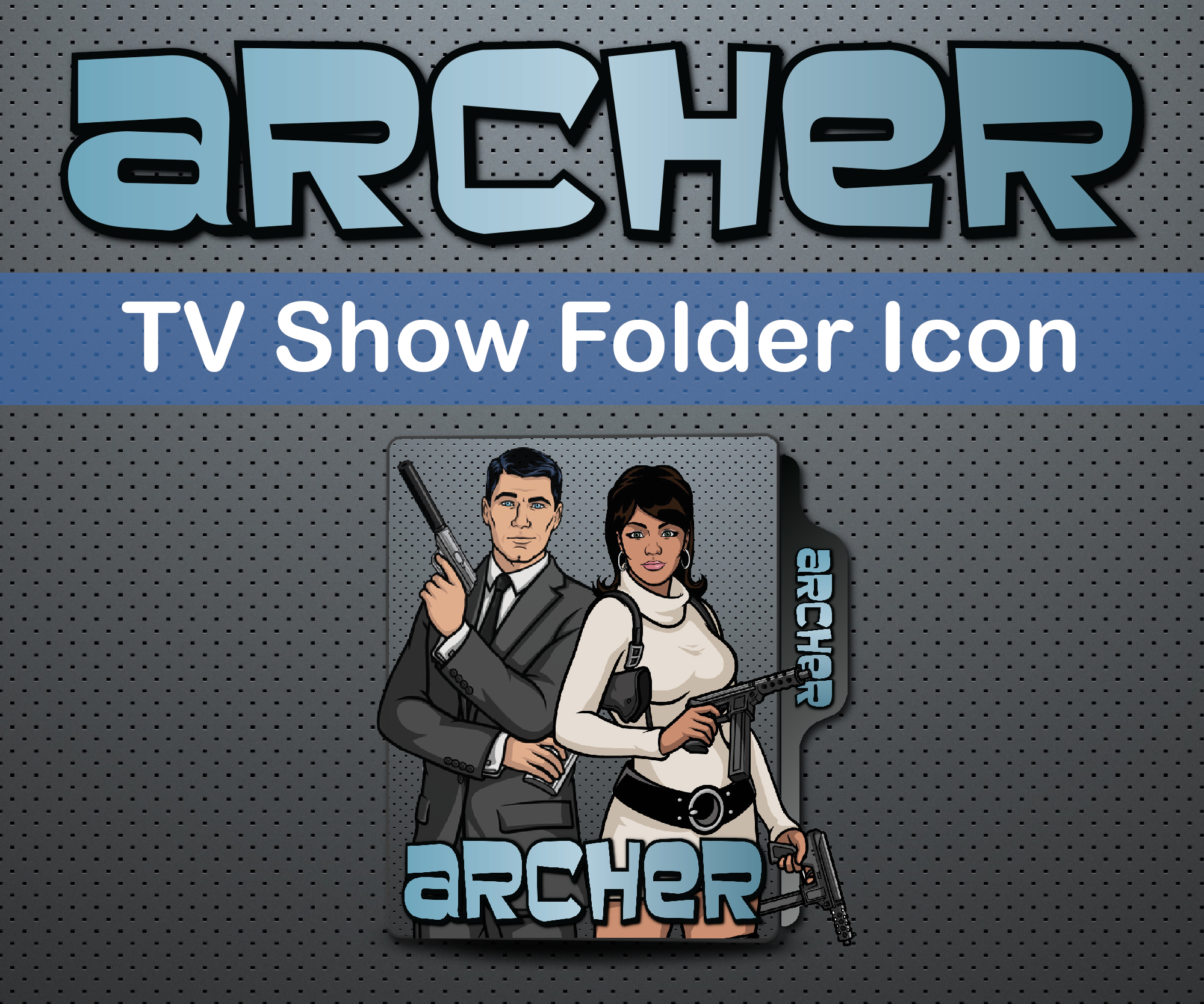 (TV Shows) Archer - Main Folder Icon by RamboXFighter on DeviantArt