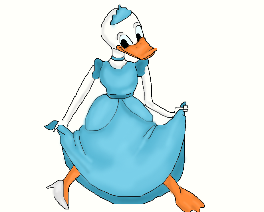 Cinderella vs Donald Duck by Umnix on DeviantArt