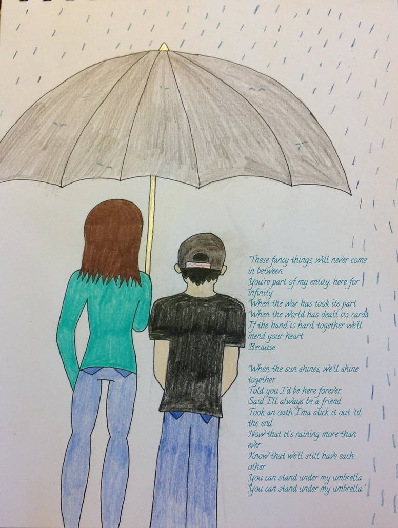 Under My Umbrella by Amaterasu-Hanako on DeviantArt