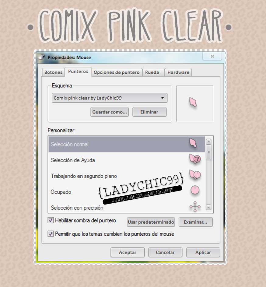 Cursor Comix pink clear by LadyChic99 by LadyChic99 on DeviantArt