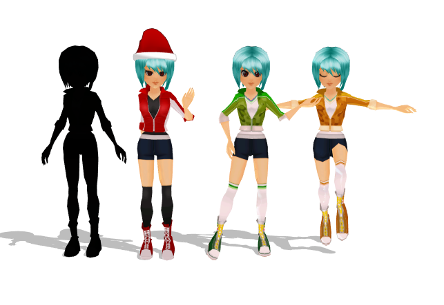 MMD DDR HP 1 Rena model pack dl by artinkers on DeviantArt