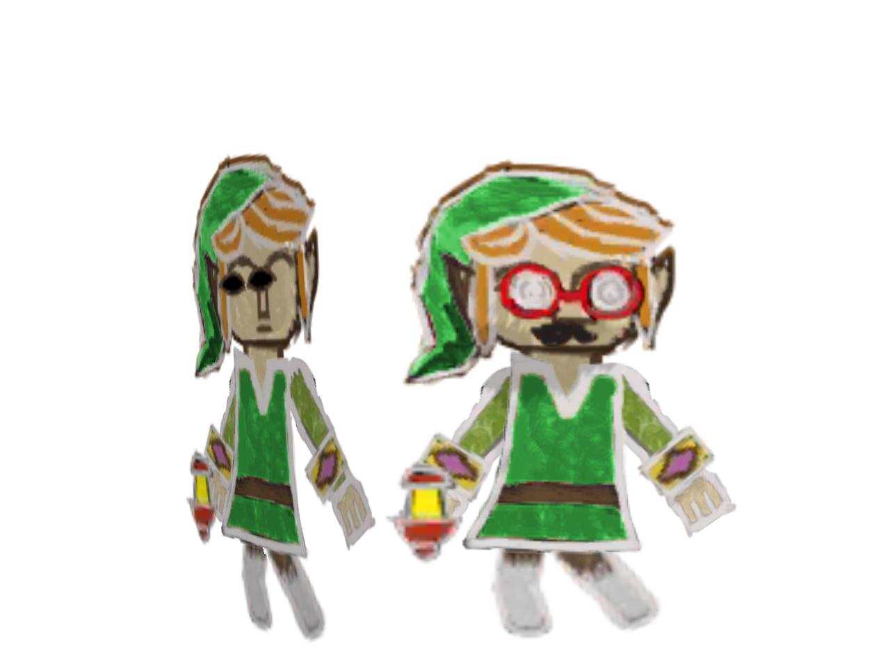 MMD LBTW 2D Link model dl by artinkers on DeviantArt