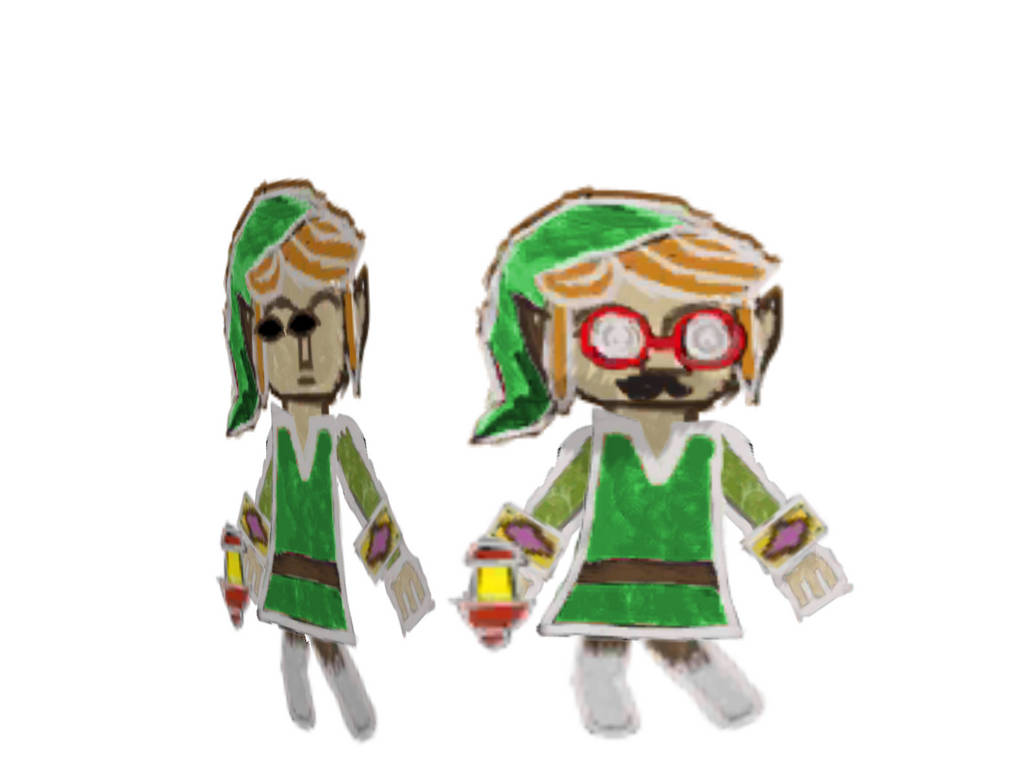 MMD LBTW 2D Link model dl by artinkers on DeviantArt