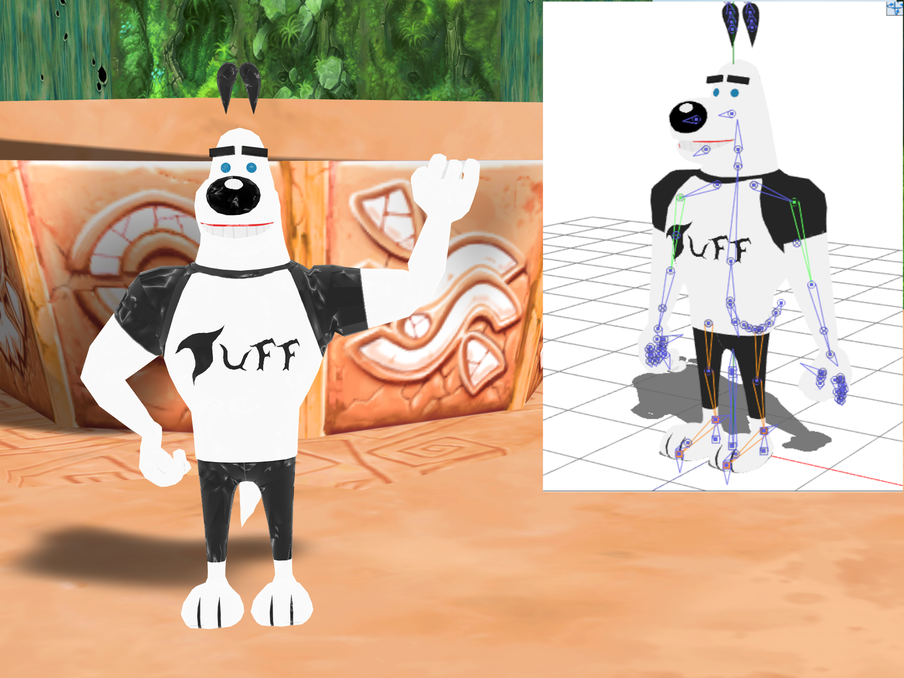 MMD tuff puppy model v 1 01 download by artinkers on DeviantArt